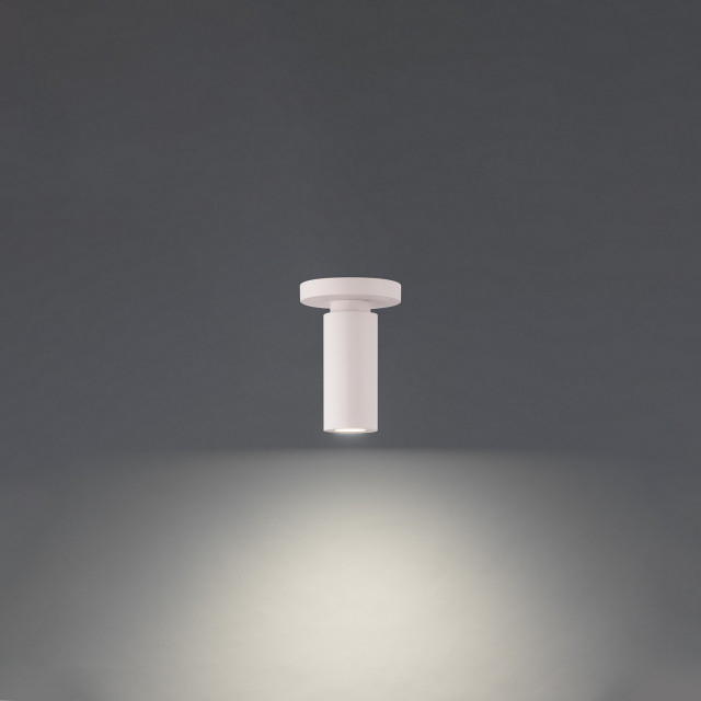 Caliber LED Outdoor Flush Mount, White - Transitional - Outdoor Flush ...