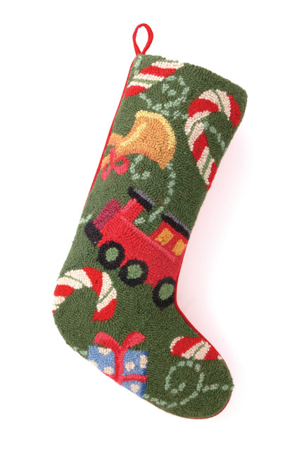 Christmas Gifts Hook Stocking - Traditional - Christmas Stockings And ...