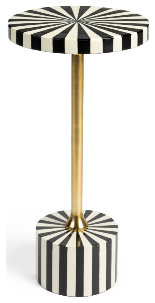 Modern Retro Side Table, Bold Monkey Strike Lucky - Contemporary - Side ...