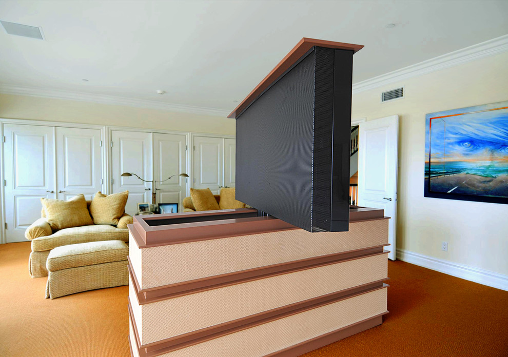 Motorized TV Cabinet With Motorized Swivel - Modern - Los Angeles - by ...