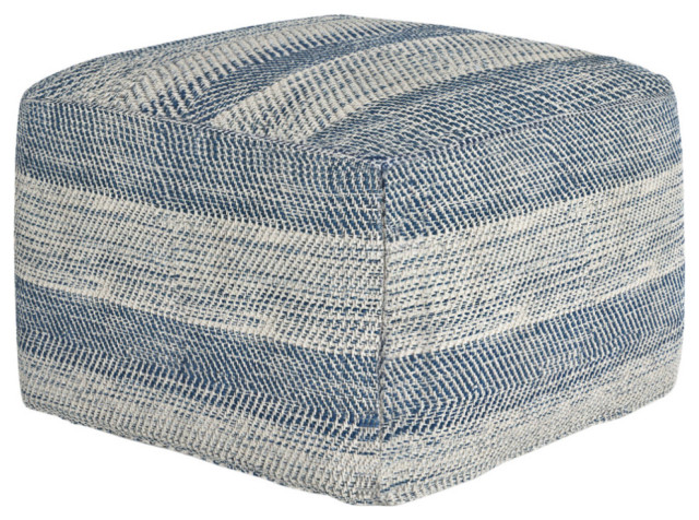 Clay Square Pouf - Transitional - Floor Pillows And Poufs - by Simpli Home Ltd. | Houzz