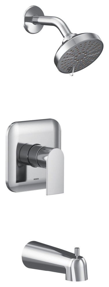 Moen UT2473EPBN Genta LX Tub and Shower Trim Package With 1.75 GPM ...