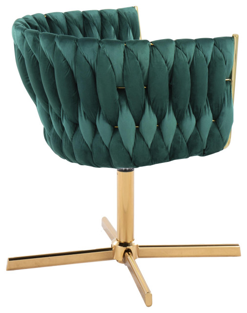 Braided Renee Swivel Accent Chair - Contemporary - Armchairs And Accent ...