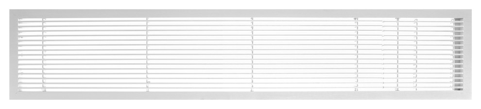 AG10 6"x30" Aluminum Fixed Bar Air Vent Grille With Door, Antique ...