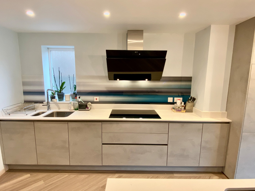 Nobilia Concrete Grey and Slate Grey Kitchen - Sussex - by Alexander ...
