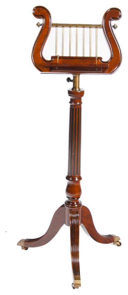 Lyre Or Harp Music Stand - Victorian - Decorative Objects And Figurines ...