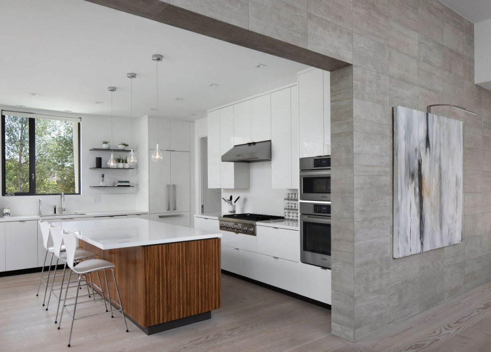Slant House - Contemporary - Kitchen - San Francisco - by square three ...