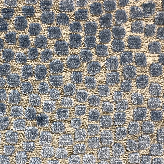 Dusky Gem Blue and Silver Luxury Throw Pillow, Double sided 22" x 22 ...