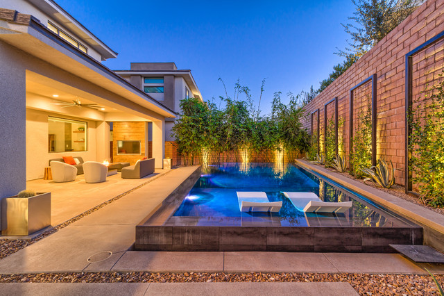 Raised Rim Flow Plunge Pool - Las Vegas - de Watters Aquatech Pools ...