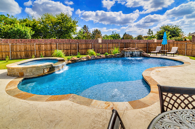Freeform Pool Designs Mckinney Frisco Dallas Swimming Pool And Hot