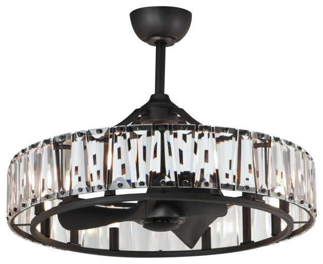 Odeon 8-Light WiFi-enabled LED Fandelight - Transitional - Ceiling Fans ...