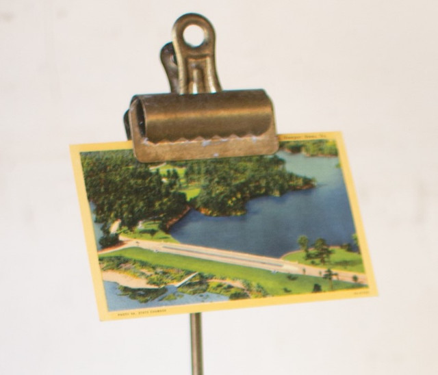 Metal Standing Note Clip 3-Piece Set Photo Memo Holder Tabletop Place ...