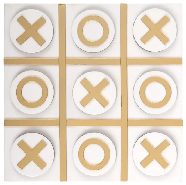 Tic Tac Toe Game Board | OROA Maylie () - Contemporary - Board Games ...
