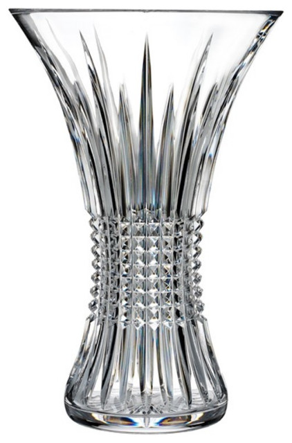 House of Waterford Crystal Lismore Diamond 12in Vase - Traditional ...
