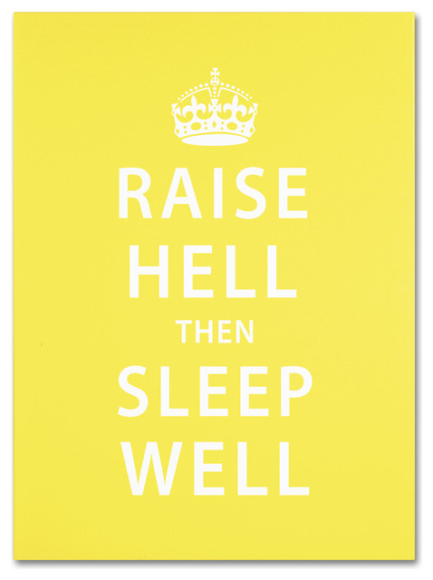 'Raise Hell V' Canvas Art by Megan Romo, 14" x 19" - Contemporary ...