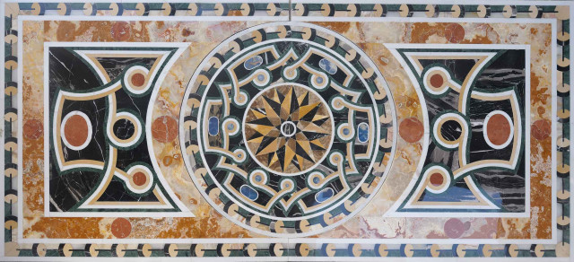 Mosaic Artwork - Solar Arrangement, 102" x 46" - Contemporary - Tile ...