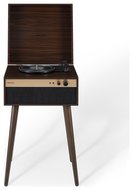 Jasper Turntable In Walnut - Home Electronics - by Crosley Furniture ...