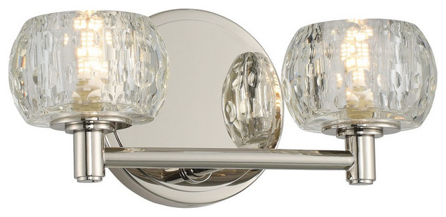 Ella 11x5" 2-Light Modern Wall-Light by Kalco - Transitional - Bathroom ...