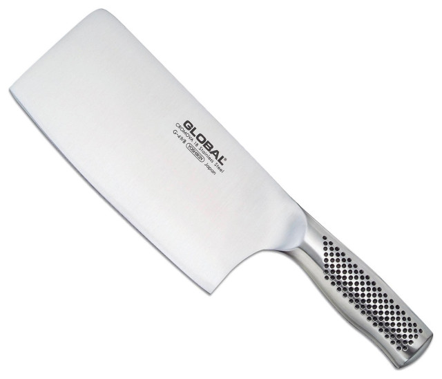 Global G-49/B - 7" Chop & Slice Chinese Knife/Cleaver - Traditional ...