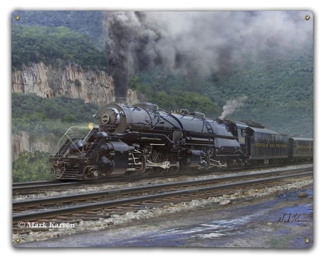 NW Class Y6, Classic Metal Sign - Contemporary - Metal Wall Art - by ...