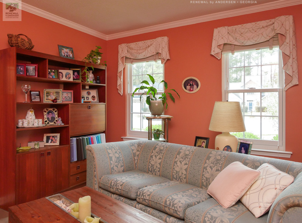 New Windows in Delightful Living Room - Renewal by Andersen of Savannah ...