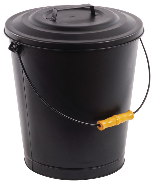 Ash Can - Fireplace Tools - by Buildcom | Houzz