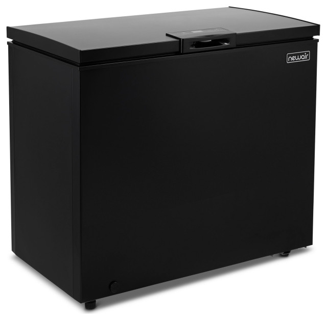 Newair 6.7 Cu. Ft. Compact Chest Freezer, Black, Digital Temperature ...