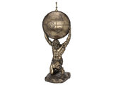 Atlas Carrying The Earth Tall Box Statue - Traditional - Decorative ...