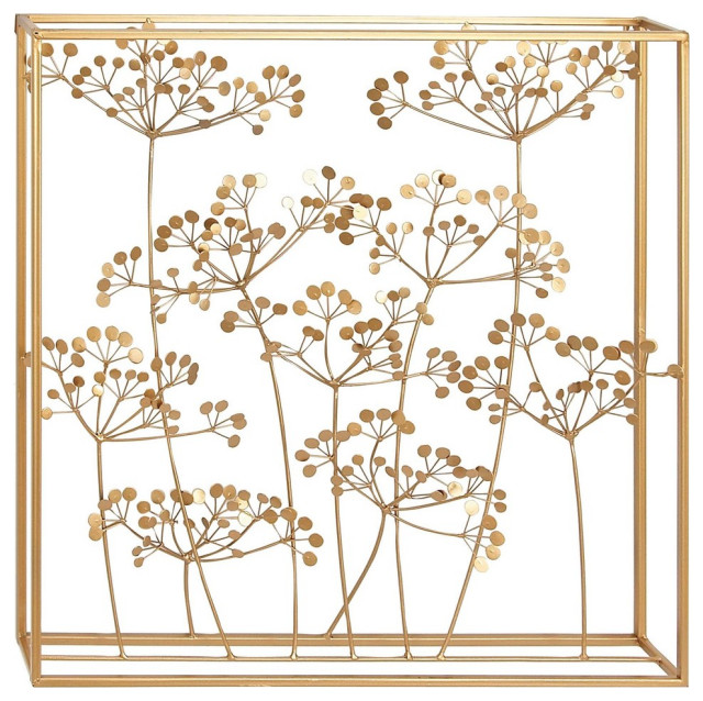Modern Gold Metal Wall Decor 74833 - Contemporary - Metal Wall Art - by ...