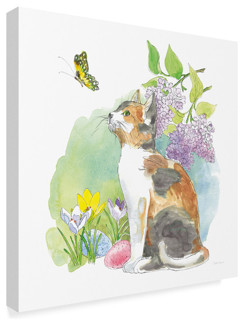 Beth Grove 'Easter Kitties II' Canvas Art, 18"x18" - Contemporary ...