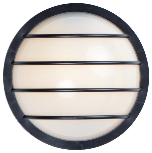 Maxim Bulwark 1-Light LED Outdoor Wall Mount 51112FTBK, Black - Beach ...