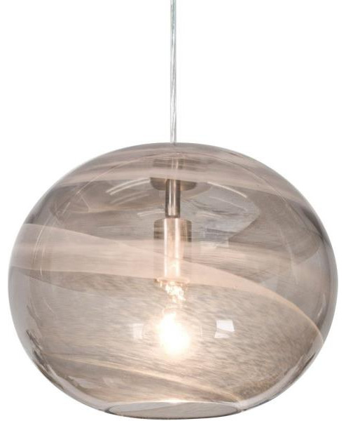 Besa Lighting 1JT-GENOSM-SN Geno - 1 Light Cord Pendant - Transitional ...