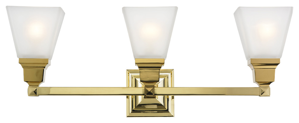 Mission Bath Light - Traditional - Bathroom Vanity Lighting - by Livex ...