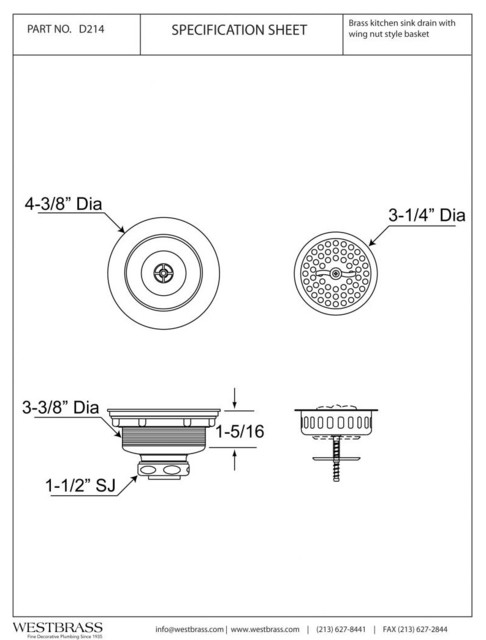 Wing Nut Style Large Kitchen Basket Strainer In Powder Coated Flat ...