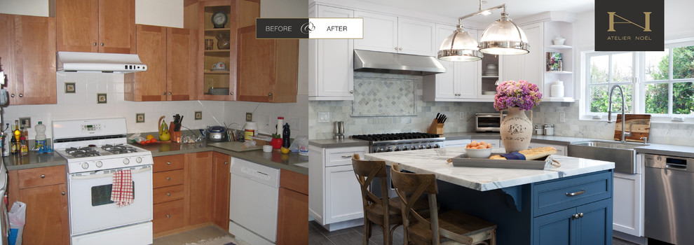 Before & After: Mediocre Kitchen Gets a Refreshing Update!!