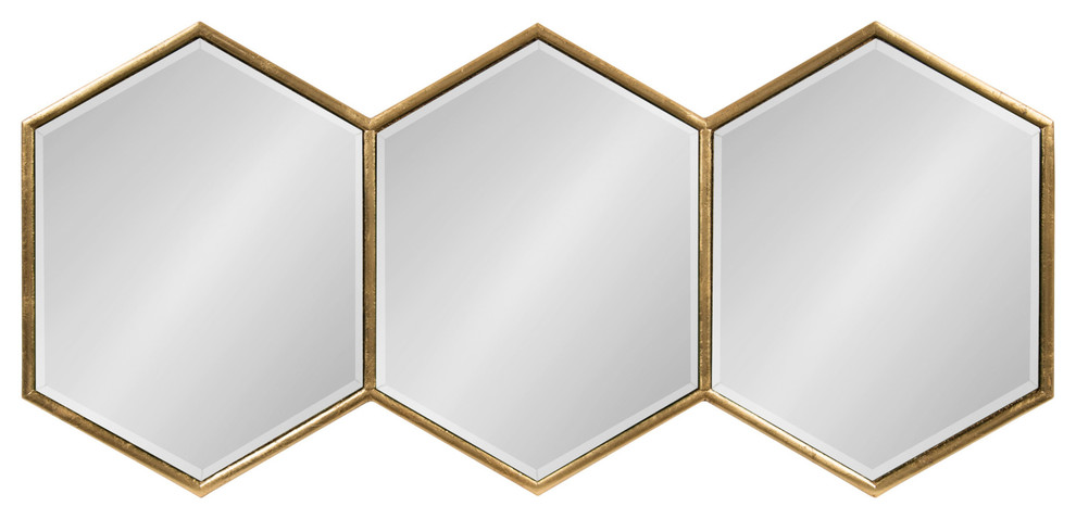 Royce Horizontal Hexagon Mirror - Contemporary - Wall Mirrors - by ...