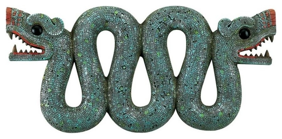 Aztec Double Headed Serpent - Mediterranean - Decorative Objects And ...
