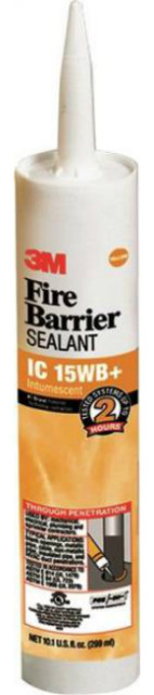 3M® IC-15WB+ Fire Barrier Sealant, Yellow, 10.1 Oz - Stains And ...