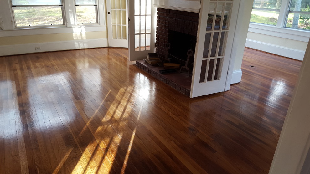 Historic living room with too many doors and a fireplace | Houzz Forum