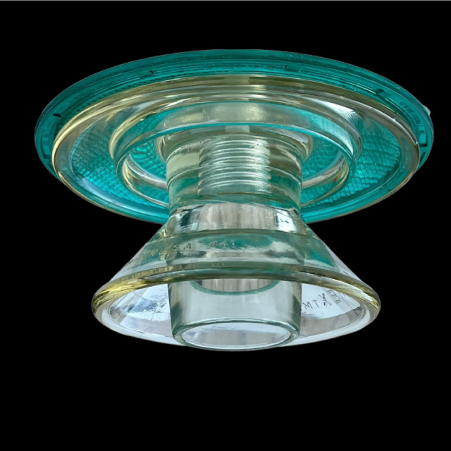 Insulator Light Pyrex with Trafficlight Lens Pendant Aqua ...
