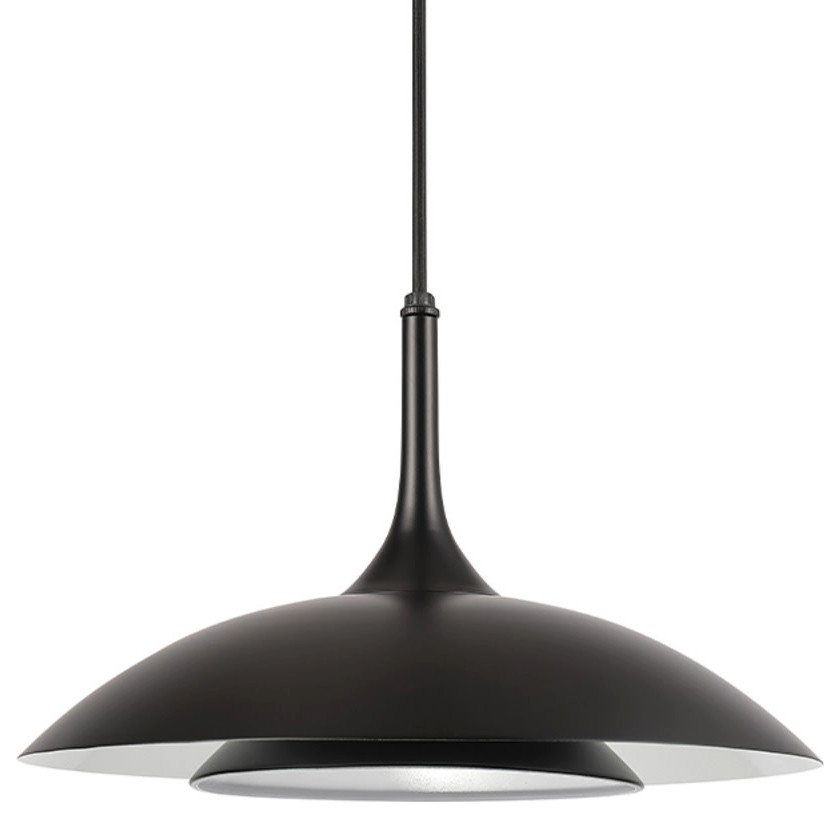 Globe Electric 91006593 Marigny 14"W LED Pendant - Midcentury - Pendant ...