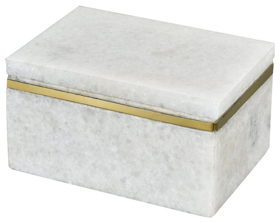 Buenos Aries Marble Box - Contemporary - Decorative Boxes - by User | Houzz