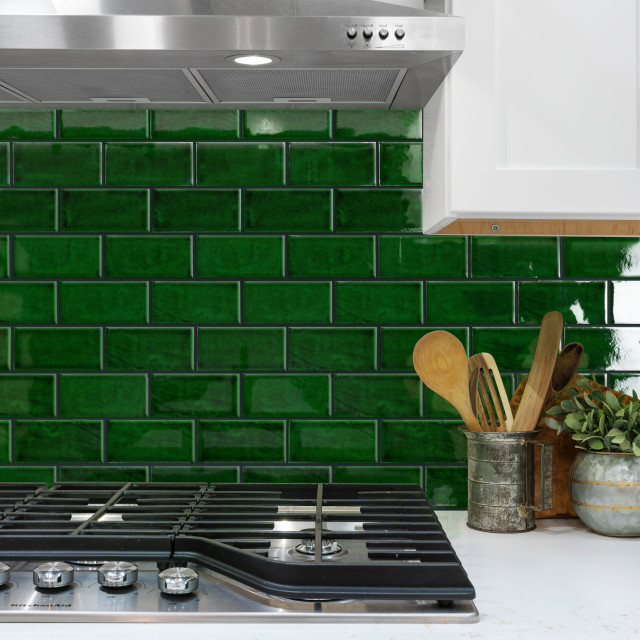 Viva Antic Verde Ceramic Wall Tile - Contemporary - Wall And Floor Tile ...