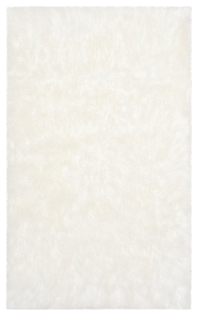 Safavieh Faux Sheep Skin Fss237A Rug, Ivory, 5'0"x7'0" - Contemporary ...