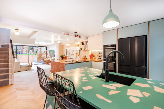 Lower ground floor extension in London SE3 - Modern - Kitchen - London ...