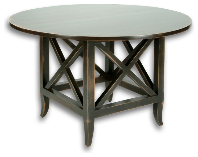 Stanton Round Dining Table, 54" - Traditional - Dining Tables - by ...