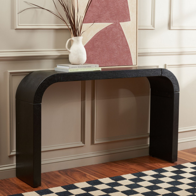 Safavieh Liasonya Curved Console Table, #N/A - Transitional - Console ...