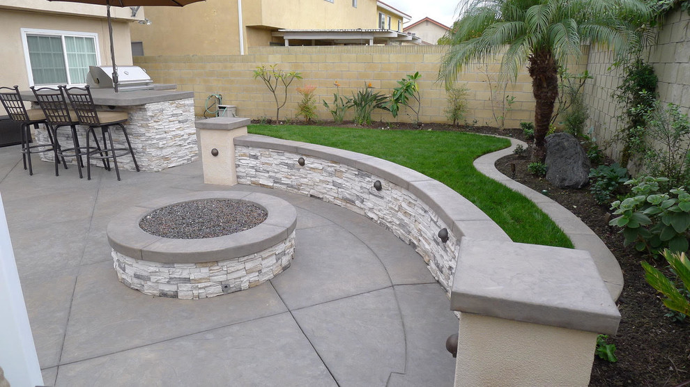 Mow Strip & Concrete Curb - Patio - Orange County - by Signature ...
