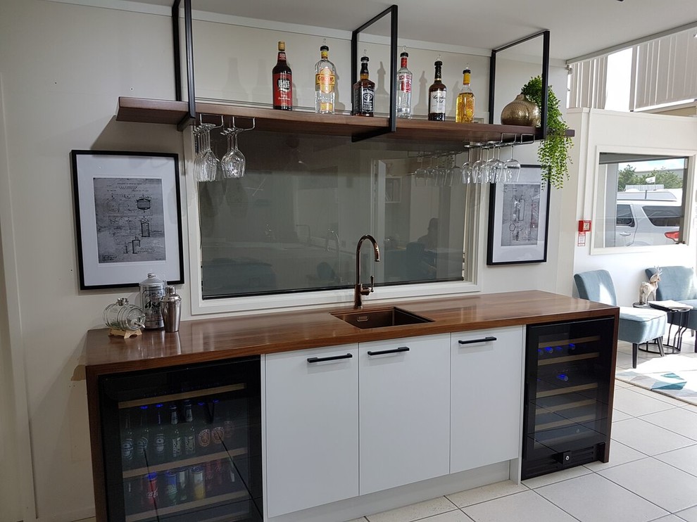 Solid Wood Kitchen Bench Tops - Modern - Home Bar - Other - by The ...
