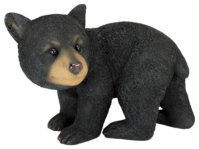 Walking Bear Cub Statue - Rustic - Garden Statues And Yard Art - by ...